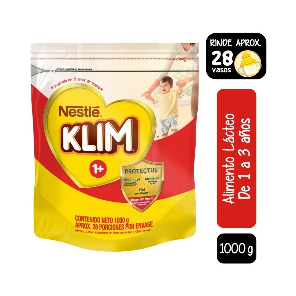 KLIM MIEL PREBIO 1+ POLVO BOLSA 1000 G - Farmacia Pasteur - Farmacias ...