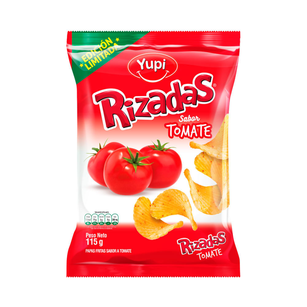 PAPAS RIZADAS TOMATE YUPI BOLSA 105 G - Farmacia Pasteur - Medicamentos ...