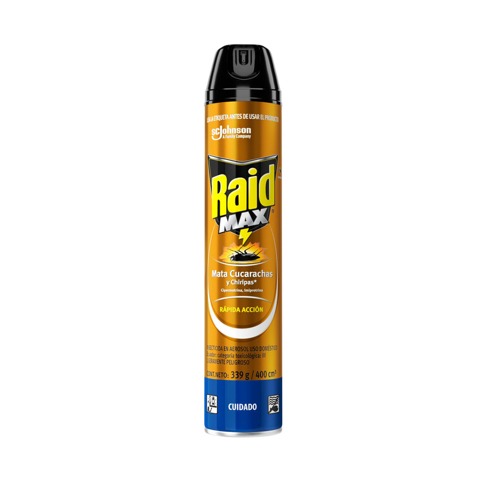 RAID MAX AEROSOL 400 ML - Farmacia Pasteur - Medicamentos y cuidado ...