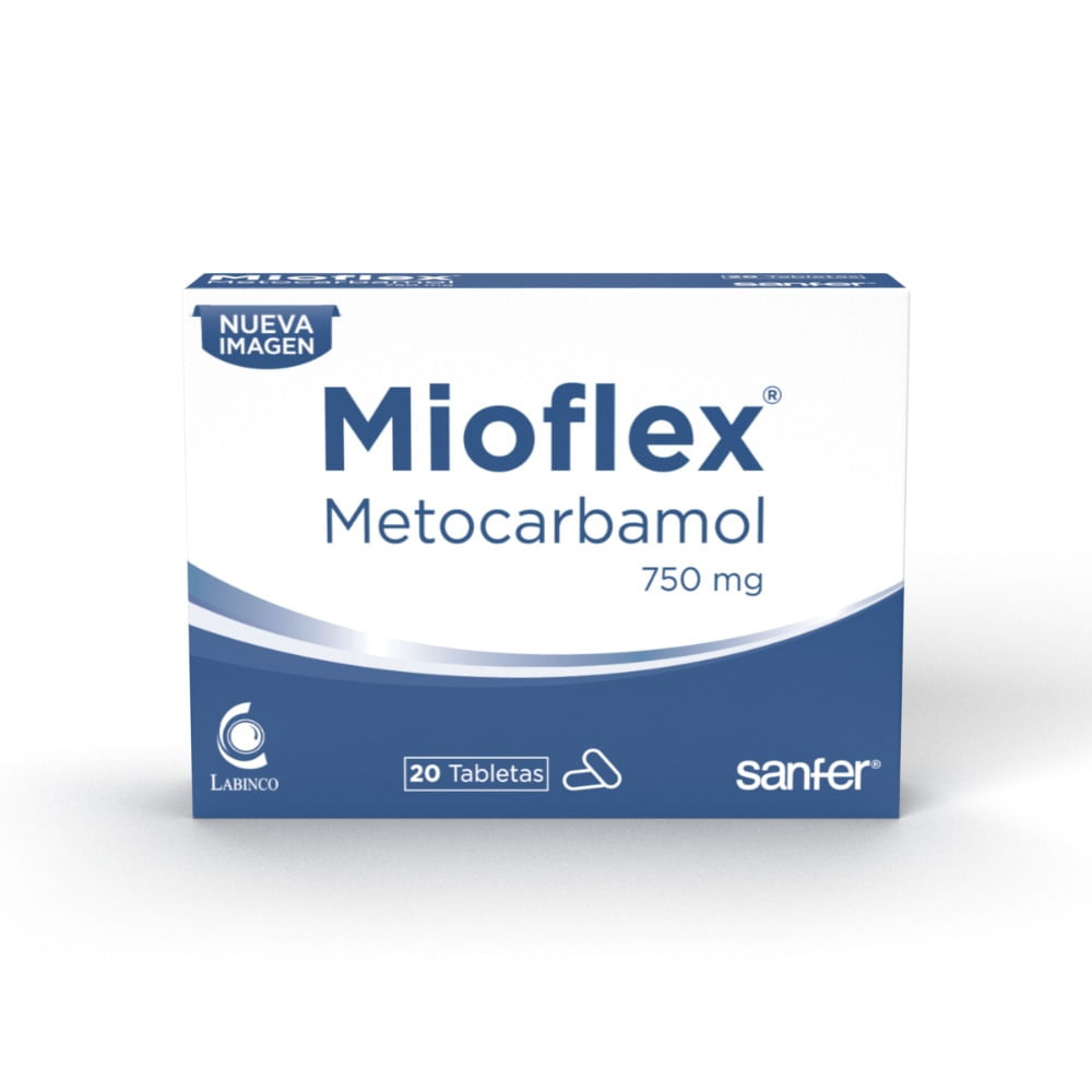 MIOFLEX TABLETAS 750 MG - Farmacia Pasteur - Farmacias Pasteur