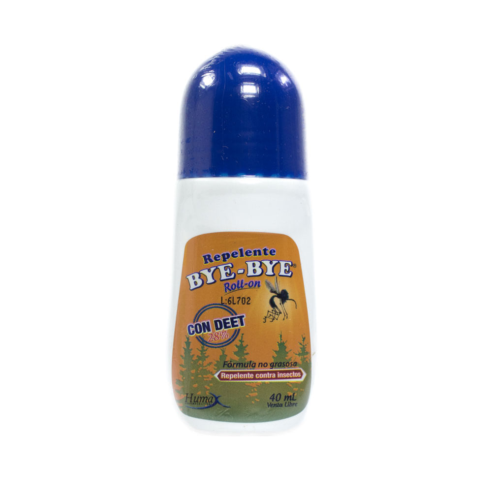 REPELENTE BYE-BYE ROLLON 40 ML - Farmacia Pasteur - Farmacias Pasteur