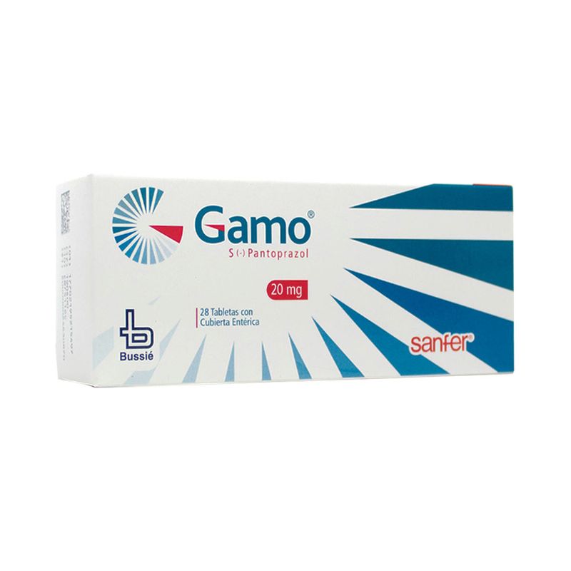 GAMO S-PANTOPRAZOL TABLETAS 20 MG - Farmacia Pasteur - Medicamentos y ...
