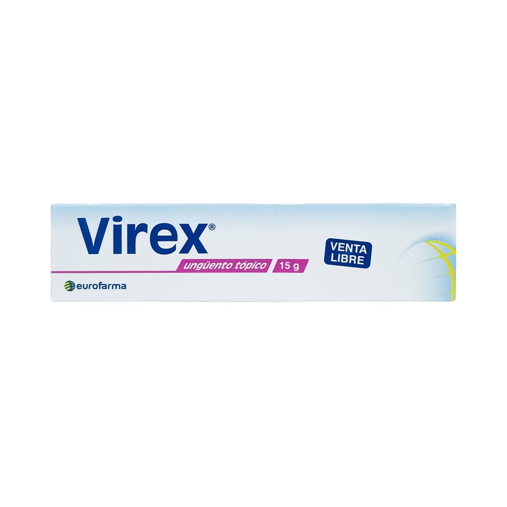 VIREX UNGUENTO CAJA 15 G - Farmacia Pasteur - Farmacias Pasteur