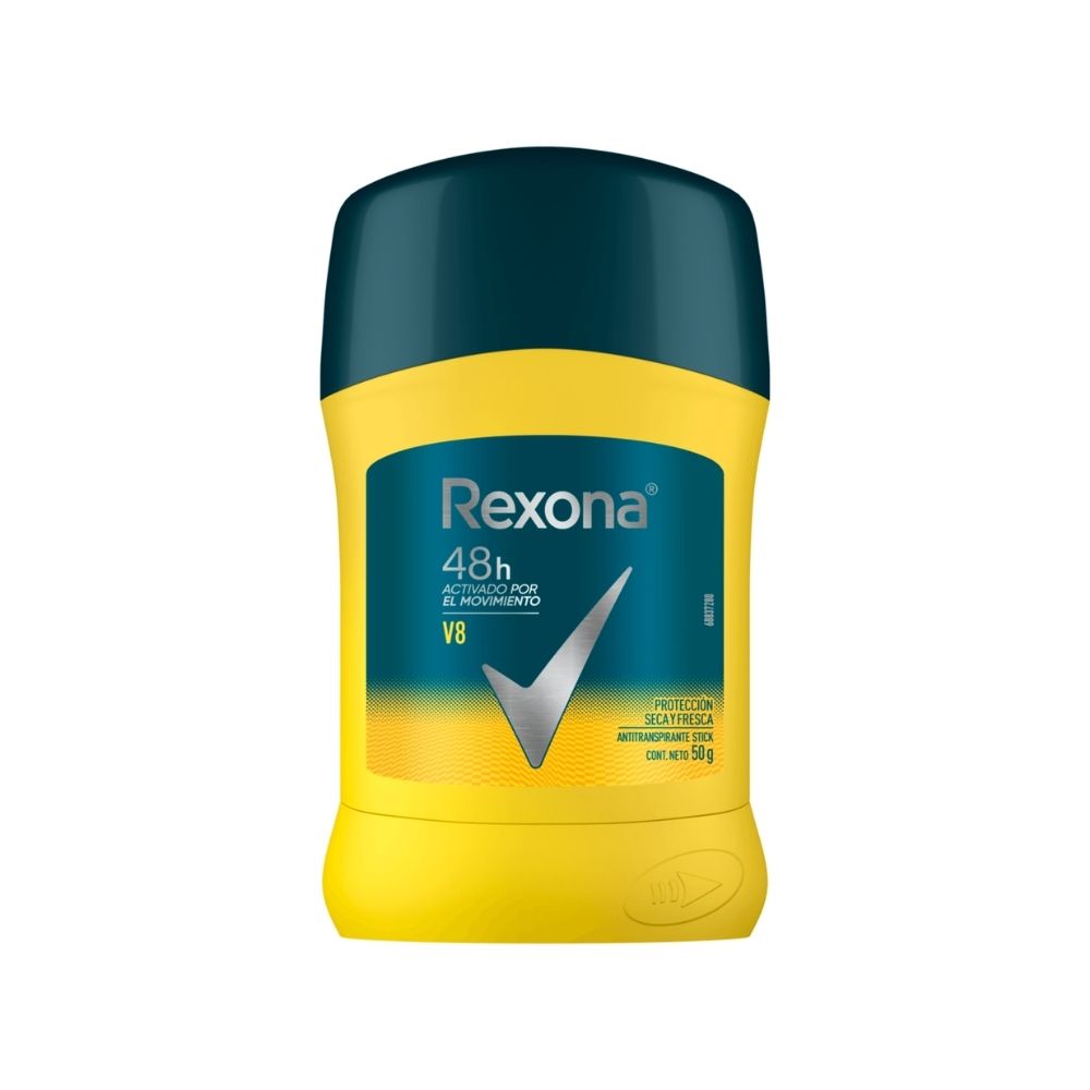 DESODORANTE REXONA MEN V8 BARRA 50 G - Farmacia Pasteur - Farmacias Pasteur