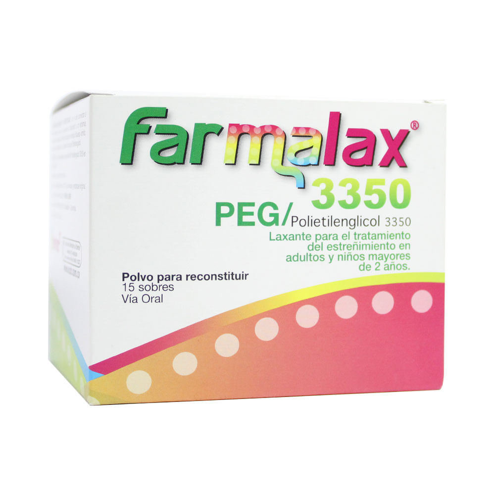 FARMALAX PEG SOBRES 3350 - Farmacia Pasteur - Medicamentos y cuidado personal | Farmacias Pasteur