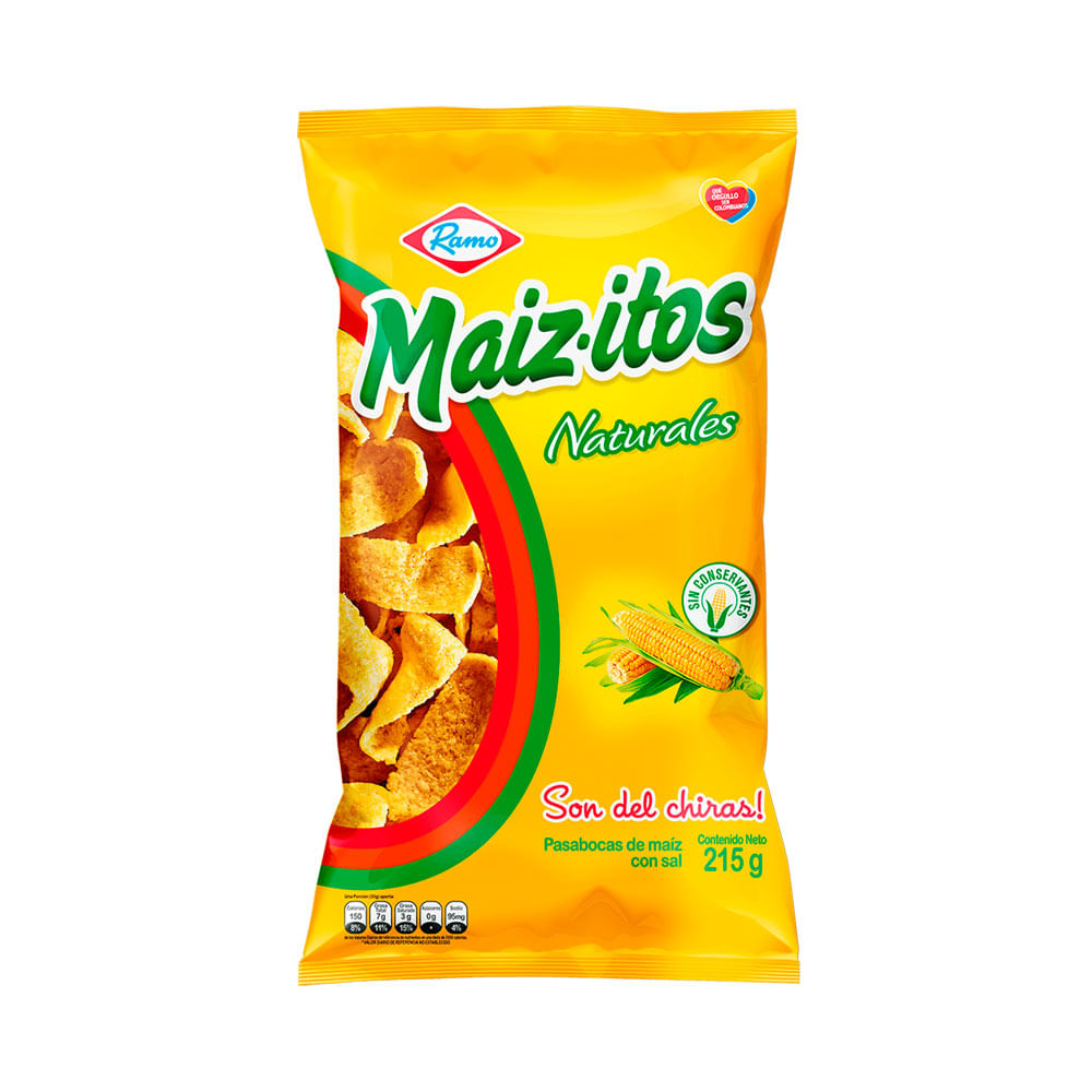 MAIZITOS RAMO NATURAL BOLSA 215 G - Farmacia Pasteur - Medicamentos y ...
