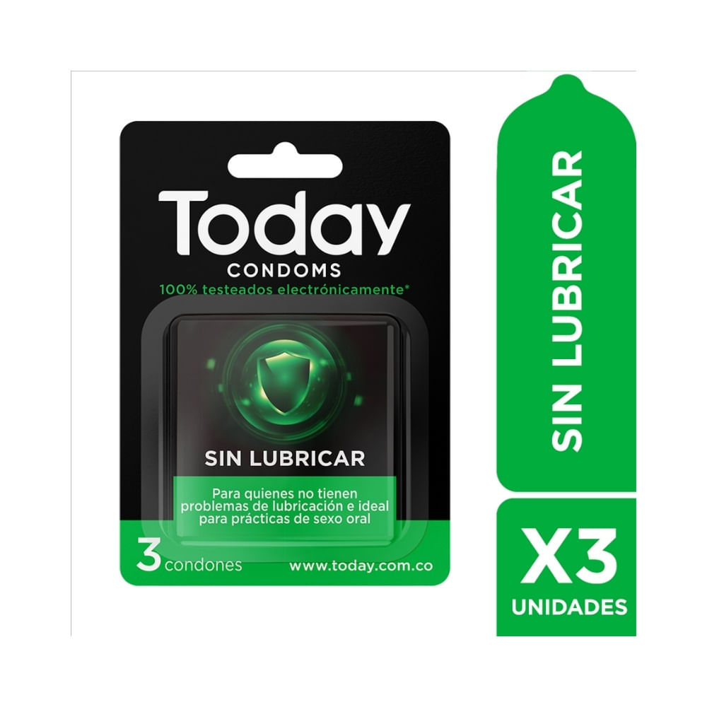 CONDON TODAY SIN LUBRICANTE PRESERVATIVOS X 3 UNDS - Farmacia Pasteur ...