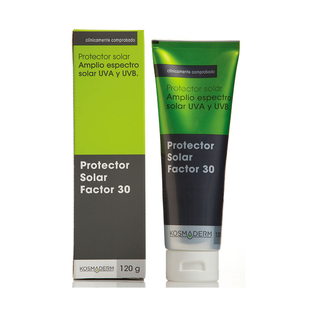 PROTECTOR SOLAR KOSMADERM SPF 30 CAJA 120 G - Farmacia Pasteur ...