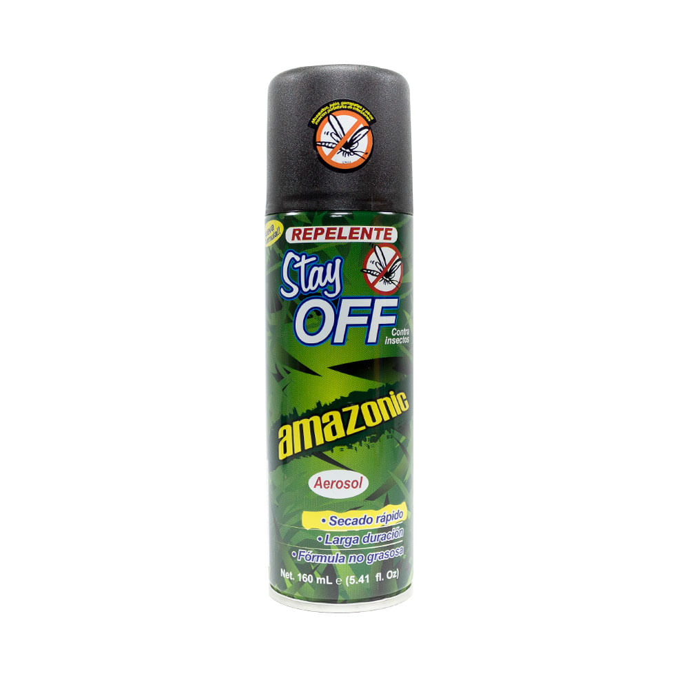 REPELENTE STAY OFF AMAZONIC AEROSOL 160 ML - Farmacia Pasteur ...