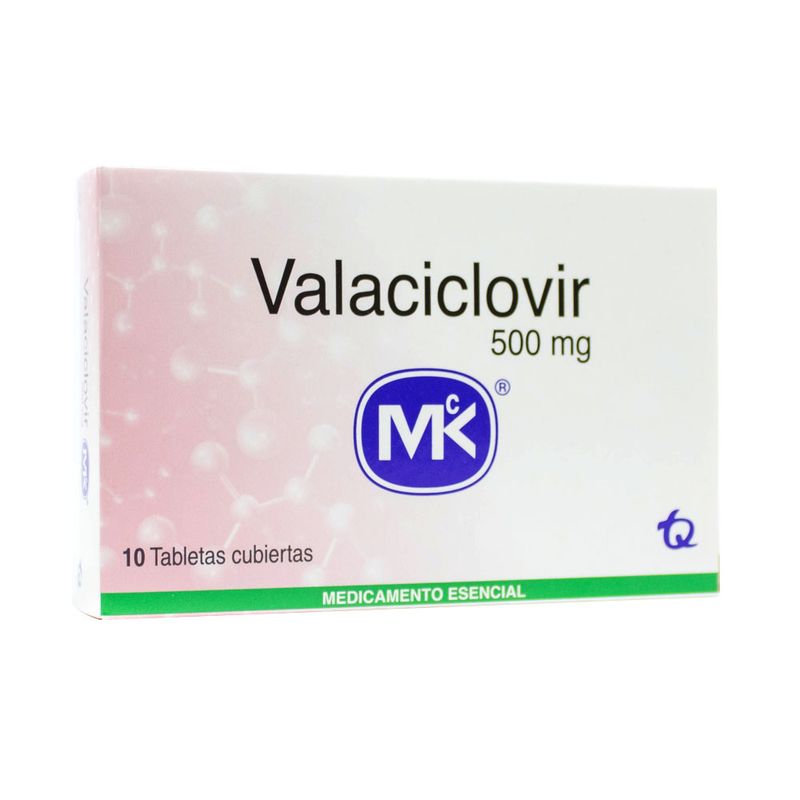 VALACICLOVIR MK TABLETAS 500 MG - Farmacia Pasteur - Farmacias Pasteur
