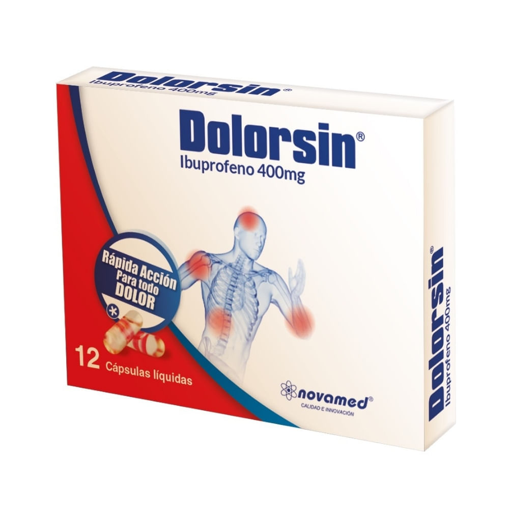 DOLORSIN CAPSULAS 400 MG - Farmacia Pasteur - Farmacias Pasteur