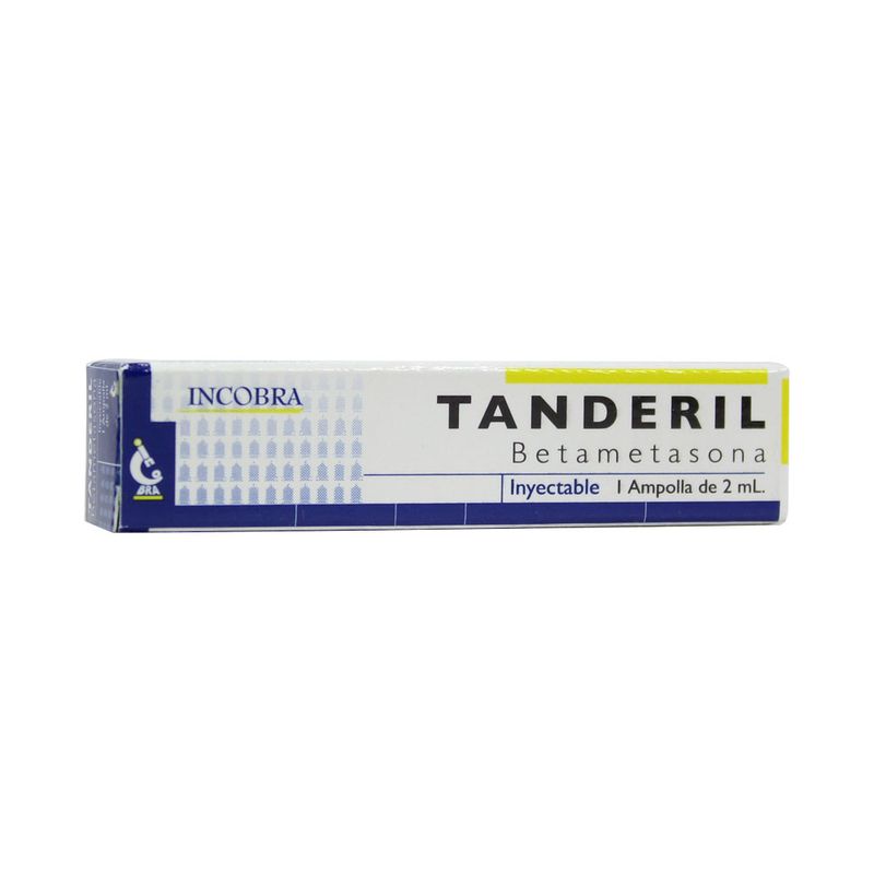 TANDERIL (BETAMETASONA) AMPOLLAS CAJA 2 ML - Farmacia Pasteur ...