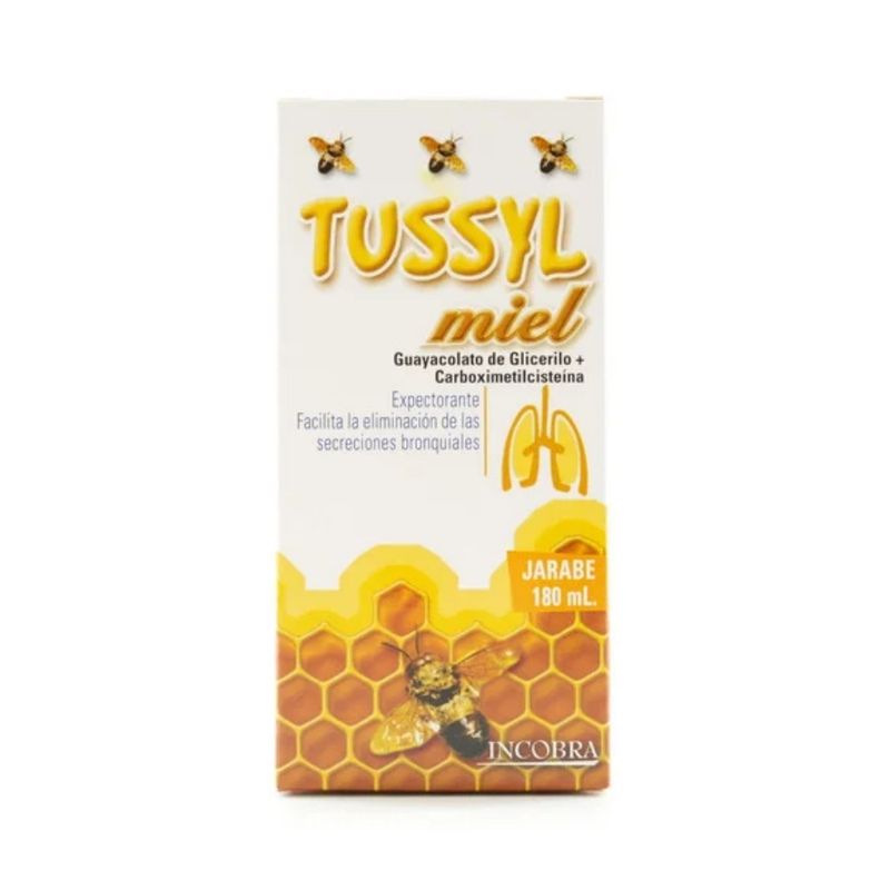 TUSSYL JARABE MIEL FRASCO 180 ML - Farmacia Pasteur - Medicamentos y ...
