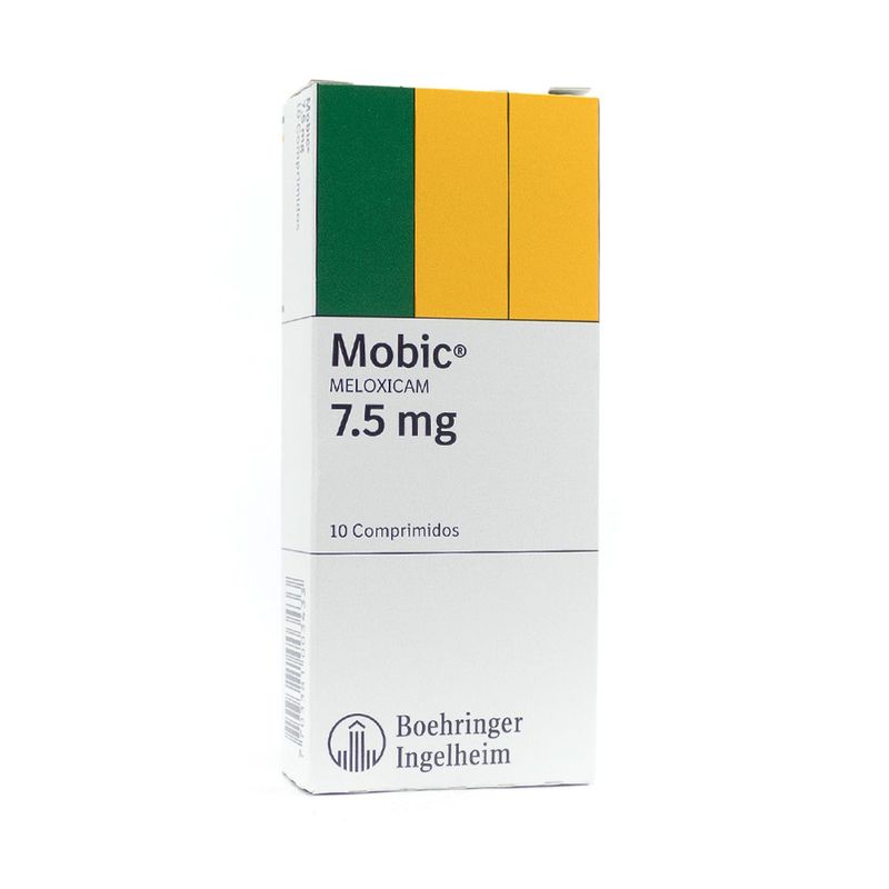 MOBIC+++ TABLETAS 7.5 MG - Farmacia Pasteur - Medicamentos y cuidado ...