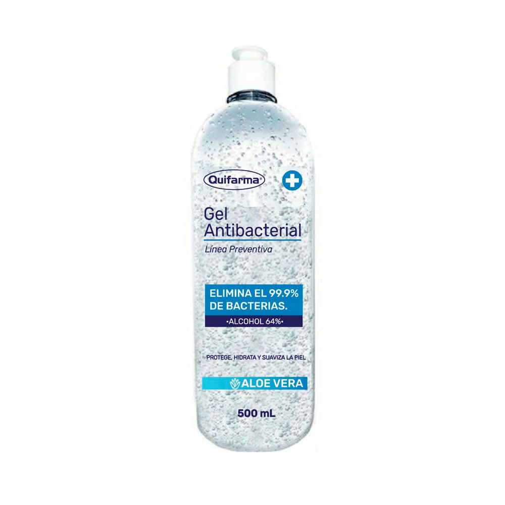 QUIFARMA GEL ANTIBACTERIAL FRASCO 500 ML - Farmacia Pasteur ...