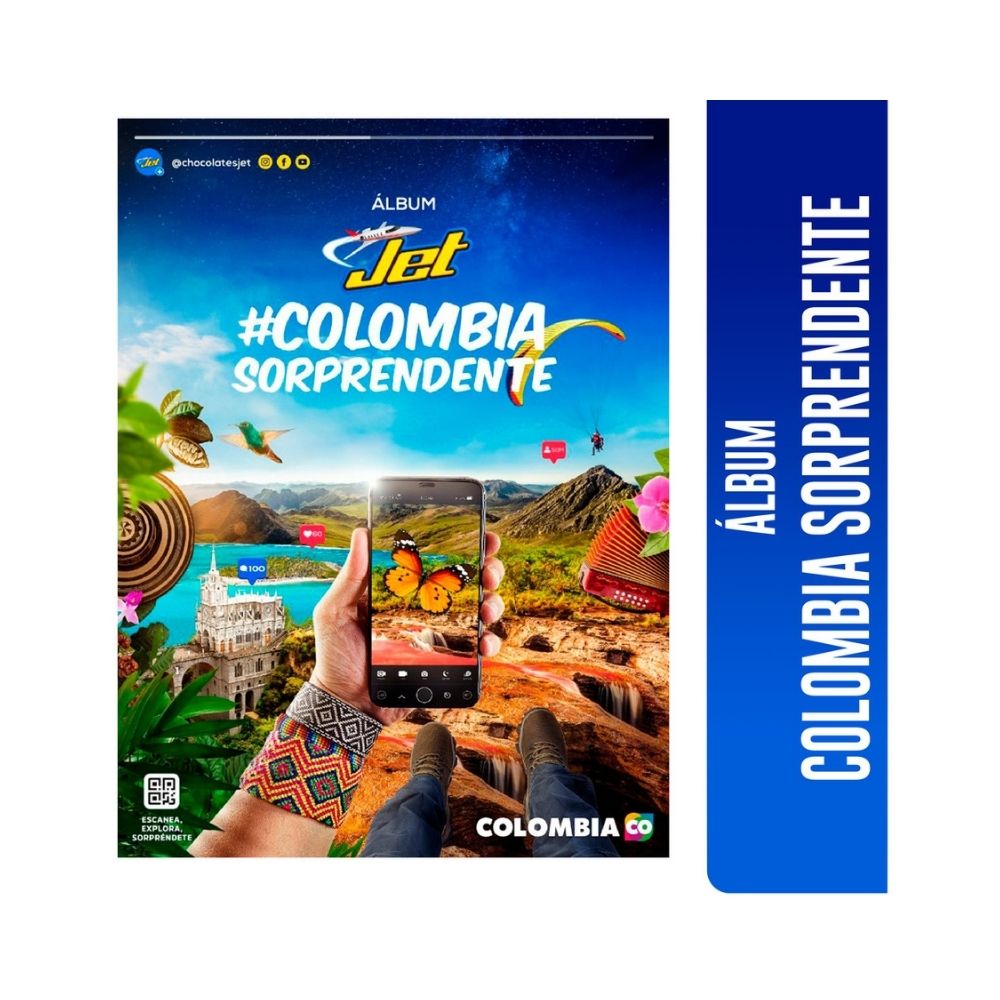 ALBUM JET COLOMBIA SORPRENDENT BOLSA X 1 UND - Farmacia Pasteur ...