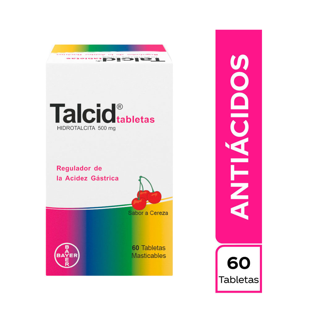 TALCID TABLETAS CEREZA - Farmacia Pasteur - Farmacias Pasteur