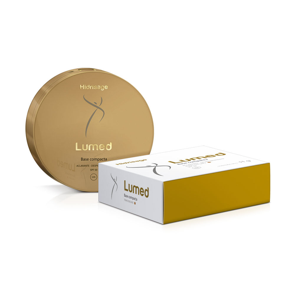 LUMED HIDRISAGE PIEL OSCURA BASE COMPACTA CAJA 11 G - Farmacia Pasteur ...