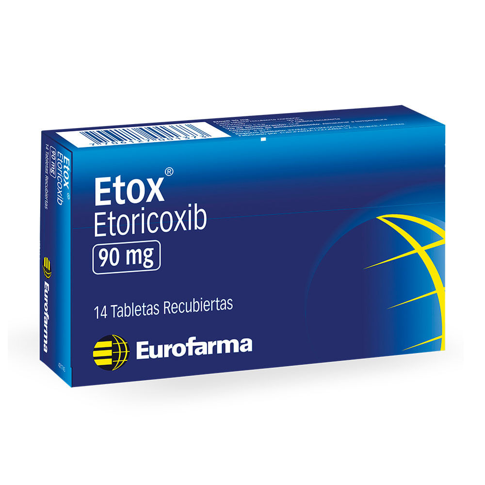 ETOX TABLETAS 90 MG - Farmacia Pasteur - Farmacias Pasteur