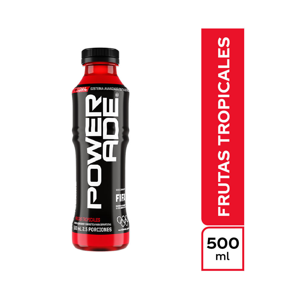 BEBIDA HIDRATANTE POWERADE FRUTAS TROPICALES BOTELLA 500 ML - Farmacia ...