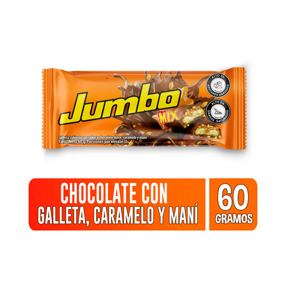 CHOCOLATINA JUMBO MIX BOLSA 60 G - Farmacia Pasteur - Farmacias Pasteur