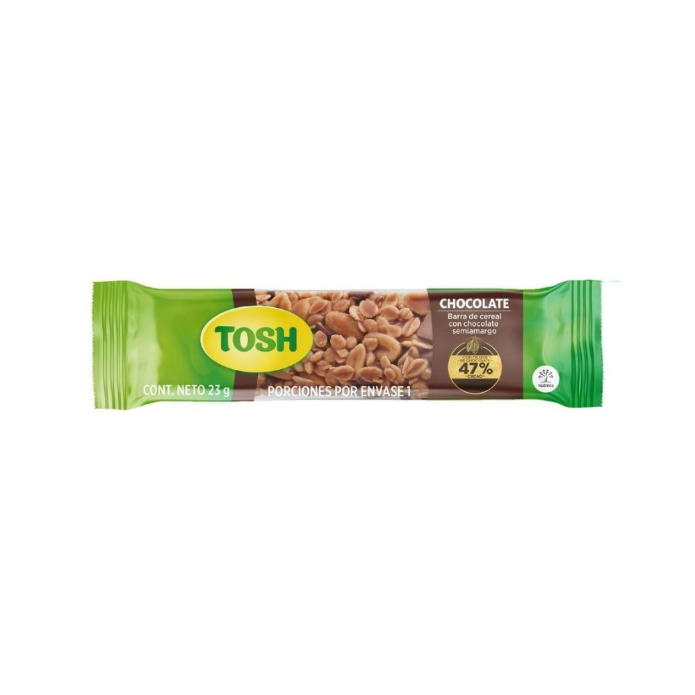 TOSH BARRA CHOCOLATE BOLSA 23 G - Farmacia Pasteur - Medicamentos y ...