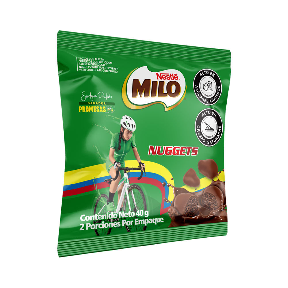 NUGGETS MILO BOLSA 40 G - Farmacia Pasteur - Farmacias Pasteur