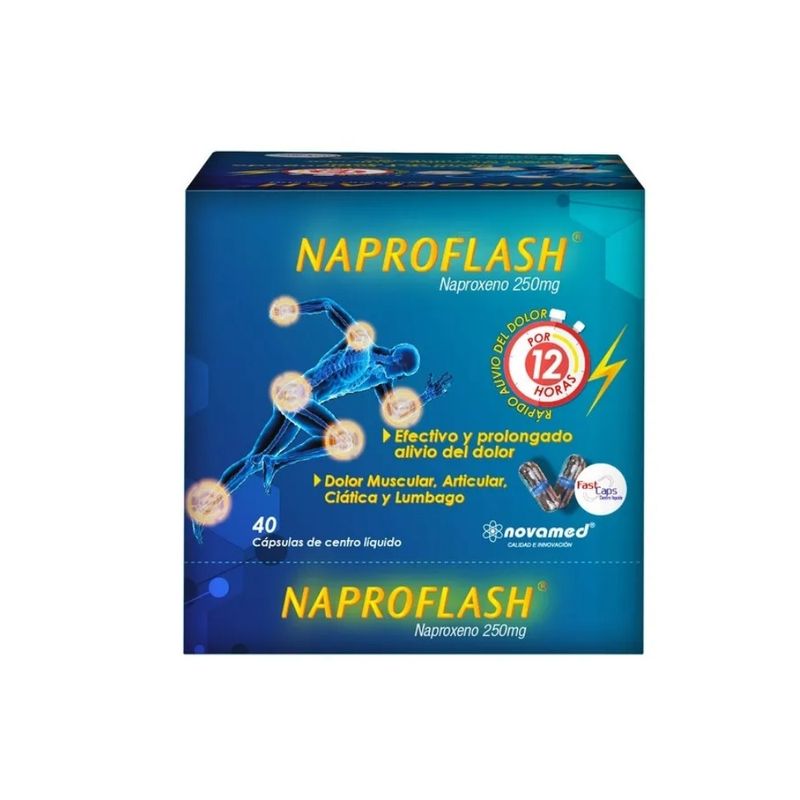 NAPROFLASH CAPSULA 250 MG - Farmacia Pasteur - Medicamentos y cuidado personal | Farmacias Pasteur