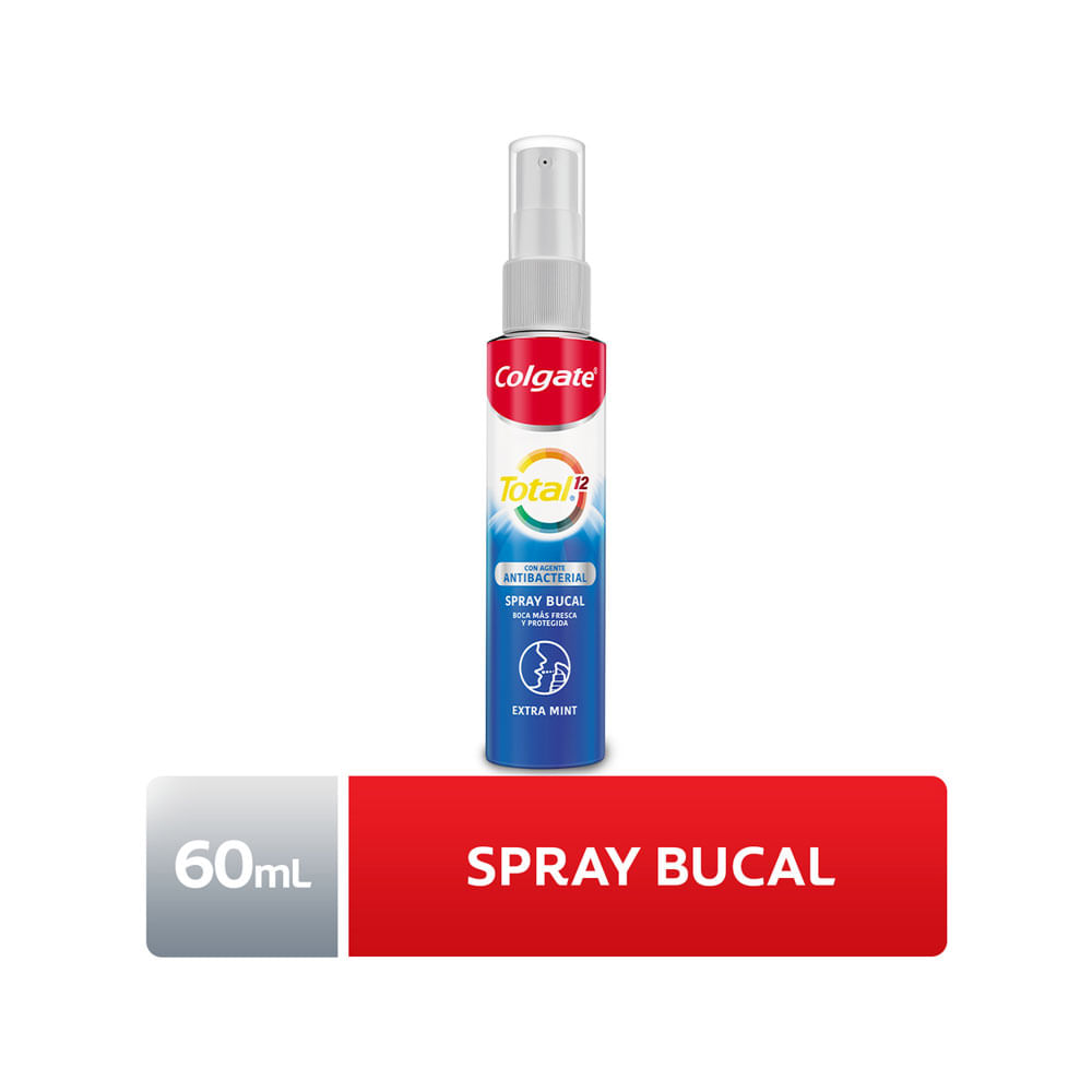 SPRAY BUCAL COLGATE TOTAL 12 ANTIBACTERIAL SPRAY 60 ML - Farmacia Past ...