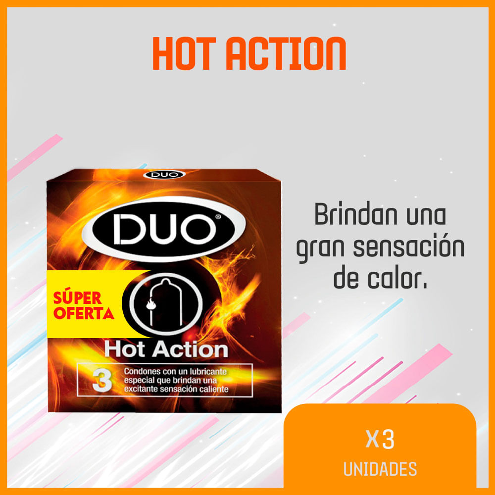 CONDON DUO HOT ACTION PE PRESERVATIVOS - Farmacia Pasteur ...