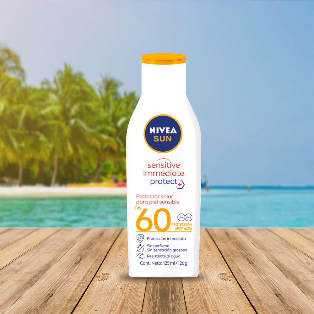 PROTECTOR SOLAR NIVEA SUN PROTECT SPF 60 FRASCO 125 ML - Farmacia Past ...