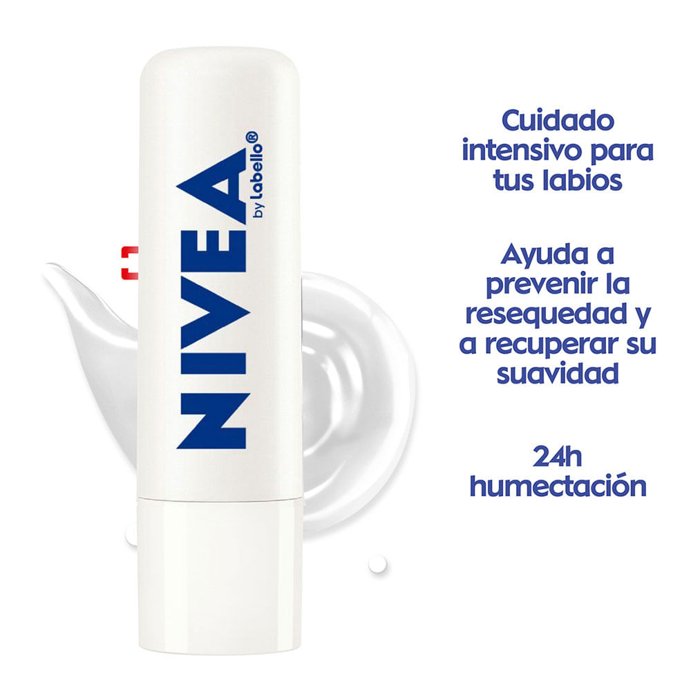 LABIAL NIVEA LIP CARE MEDICADO BARRA 4.8 G - Farmacia Pasteur ...