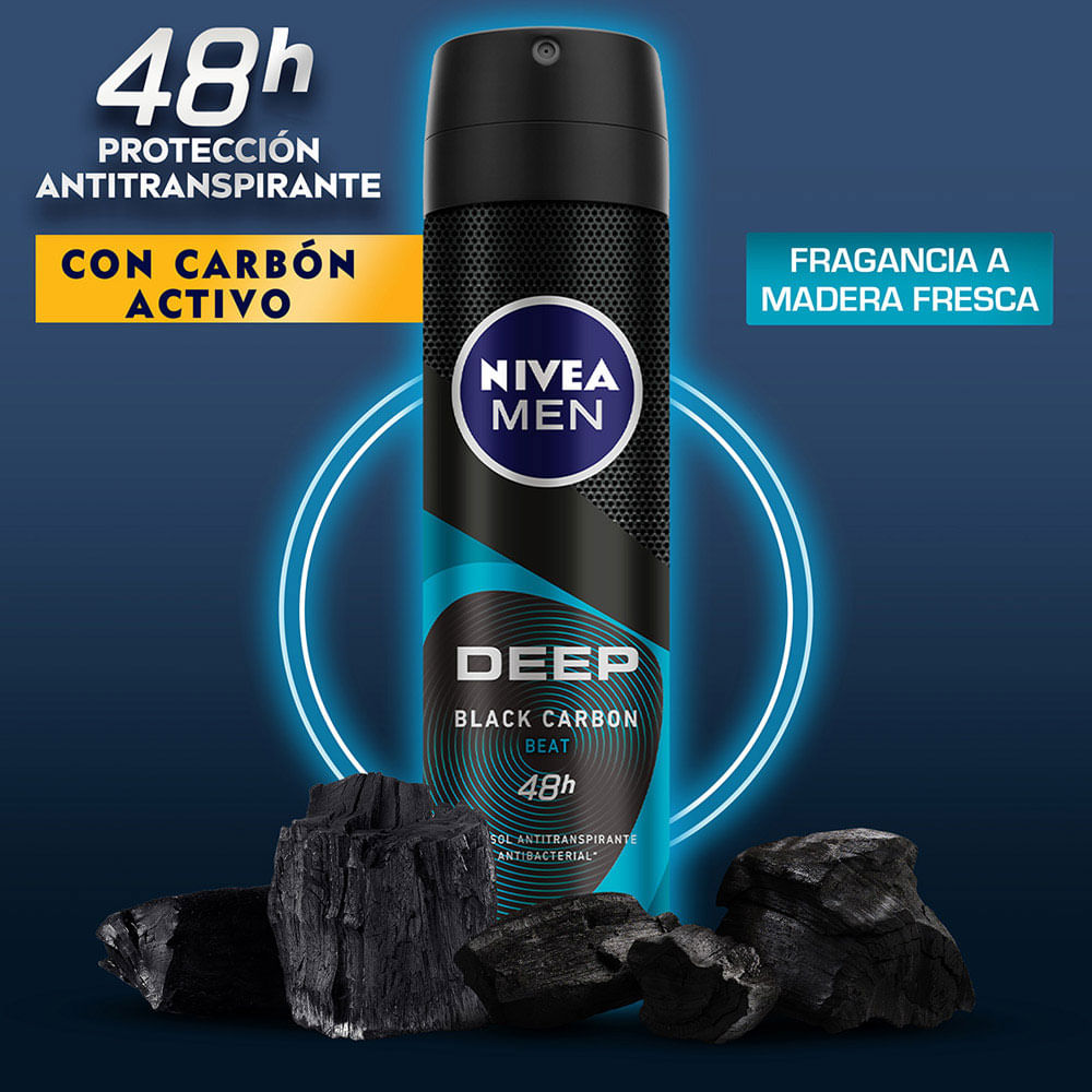 DESODORANTE NIVEA DEEP BEAT SPRAY 150 ML - Farmacia Pasteur - Farmacias ...