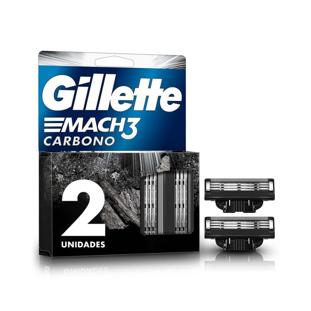 REPUESTO GILLETTE MACH3 CARBONO CAJA X 2 UNDS - Farmacia Pasteur ...