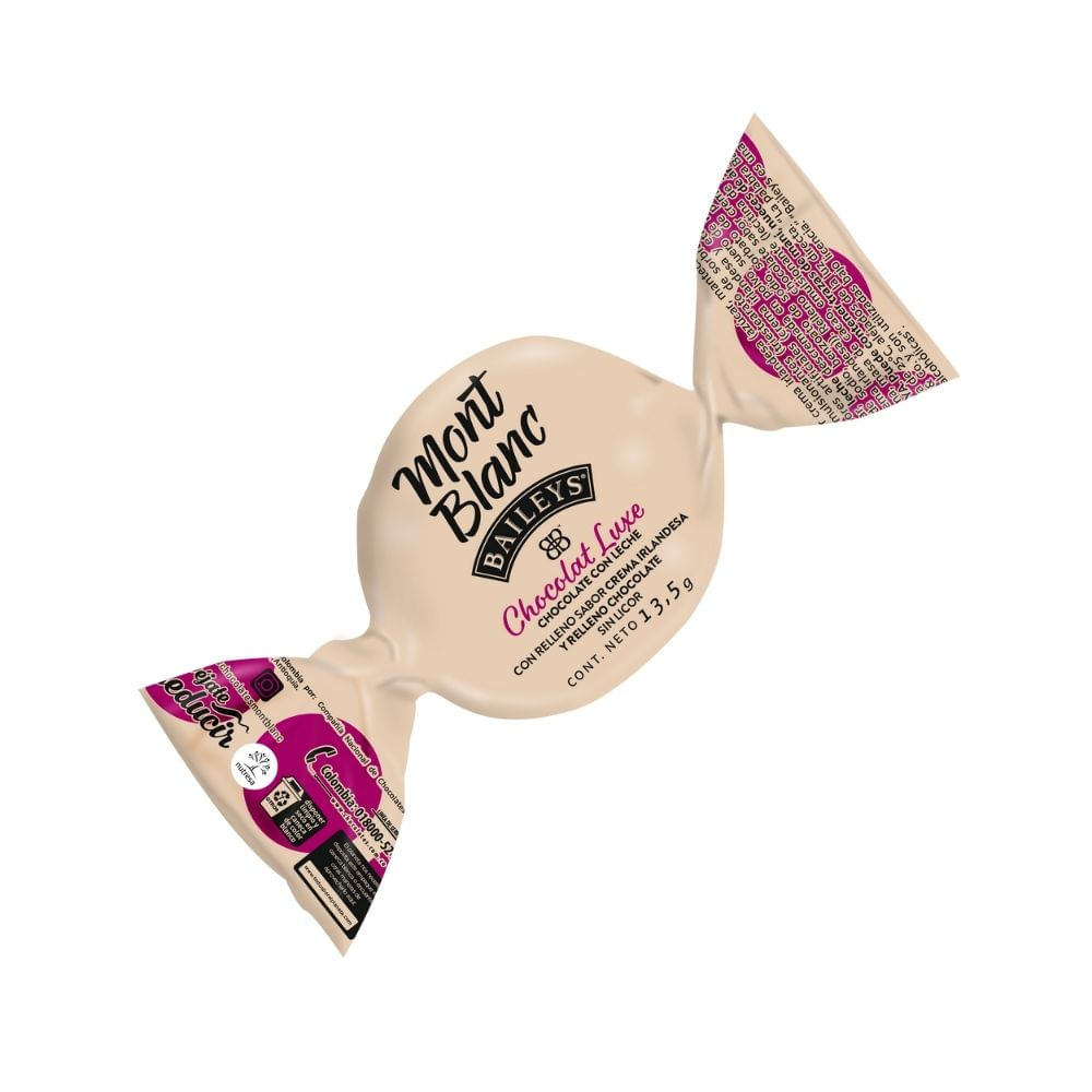 CHOCOLUXE MONT BLANC 135G CHOCOLATINA X 10 UNDS - Farmacia Pasteur ...