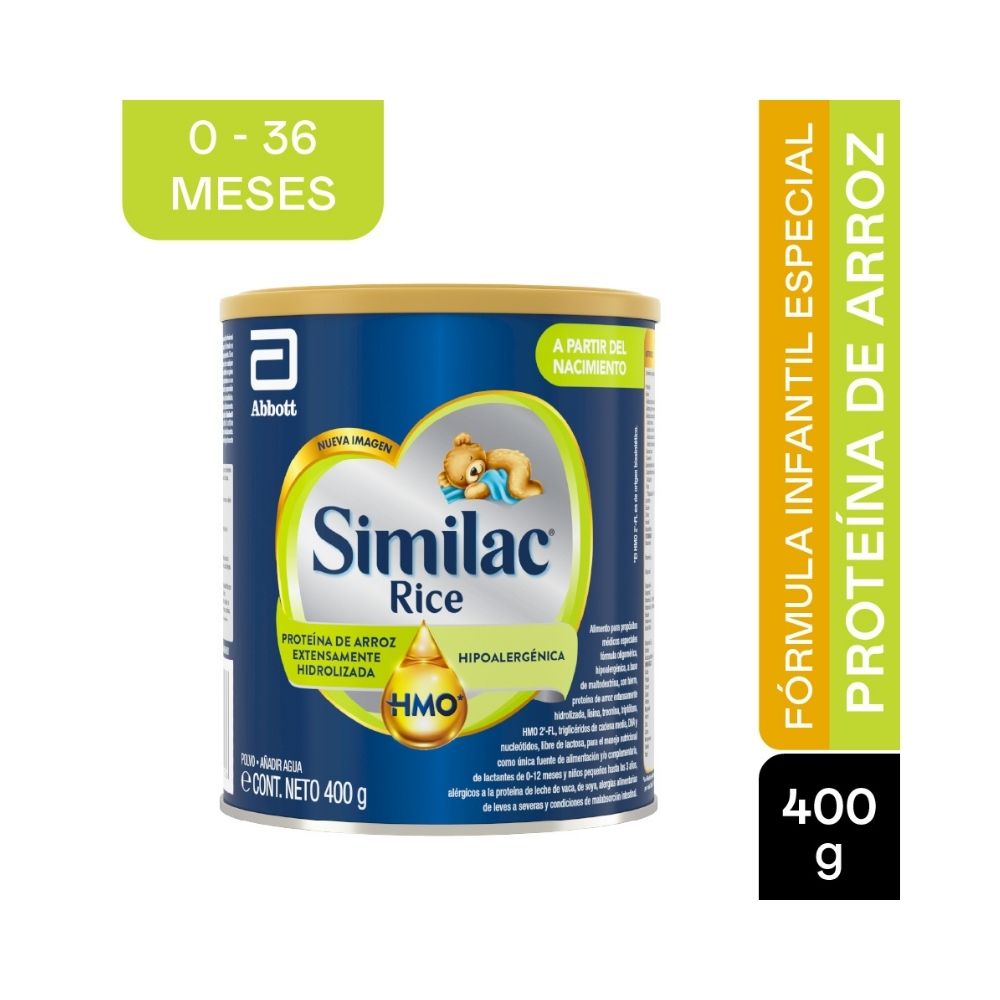 SIMILAC RICE POLVO LATA 400 G - Farmacia Pasteur - Farmacias Pasteur