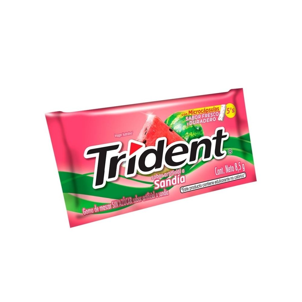 TRIDENT 5S 8.5 G SANDIA FRACCION X 1 UND - Farmacia Pasteur - Farmacias ...