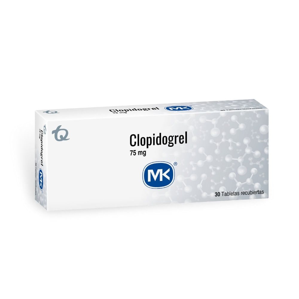 CLOPIDOGREL MK(RG) TABLETAS 75 MG - Farmacia Pasteur - Farmacias Pasteur