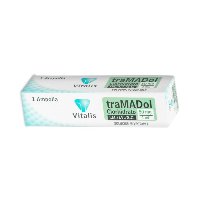 TRAMADOL VITALIS SOLUCION INYECTABLE 50 MG/1 ML CAJA X 1 UND - Farmaci ...