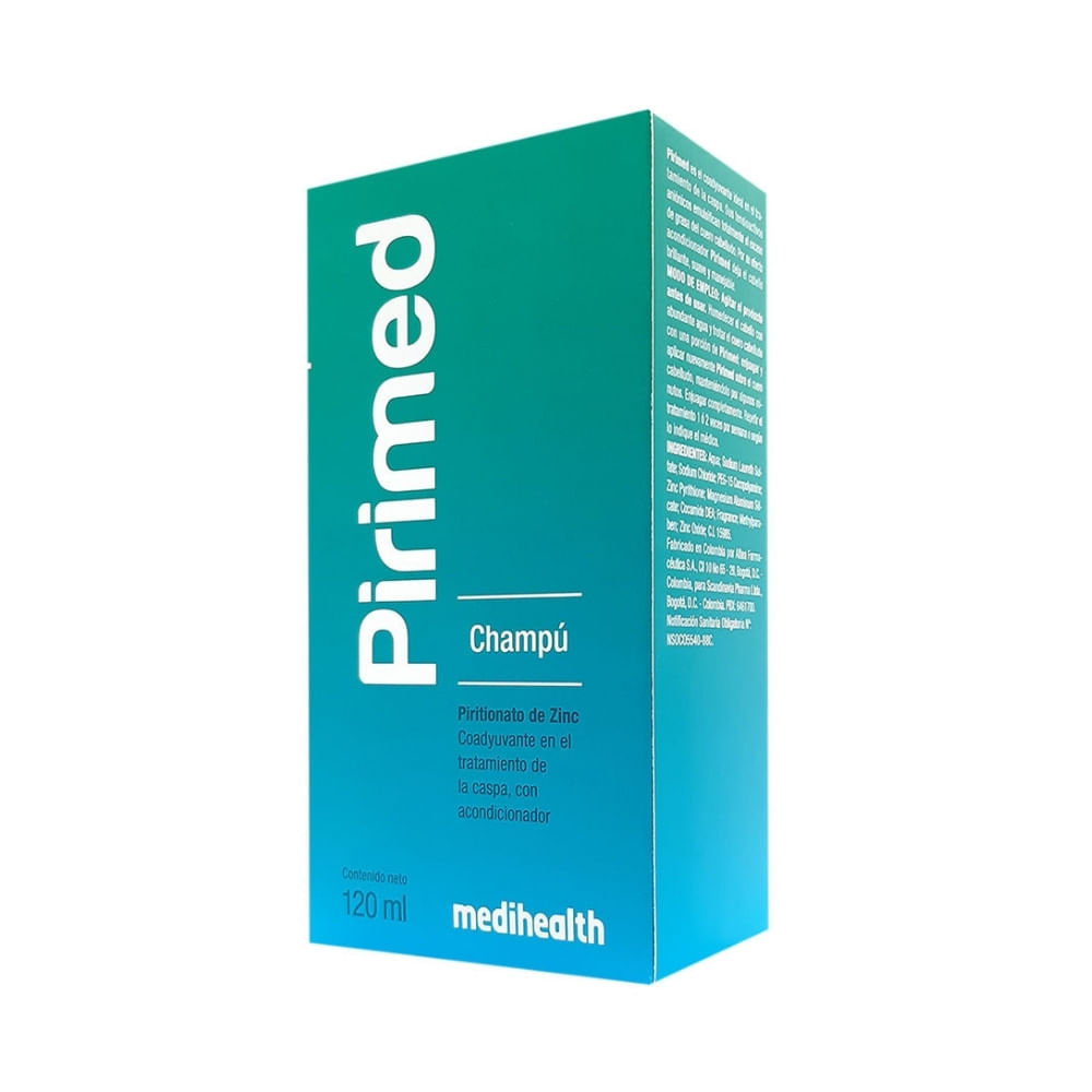 PIRIMED SHAMPOO CAJA 120 ML - Farmacia Pasteur - Farmacias Pasteur
