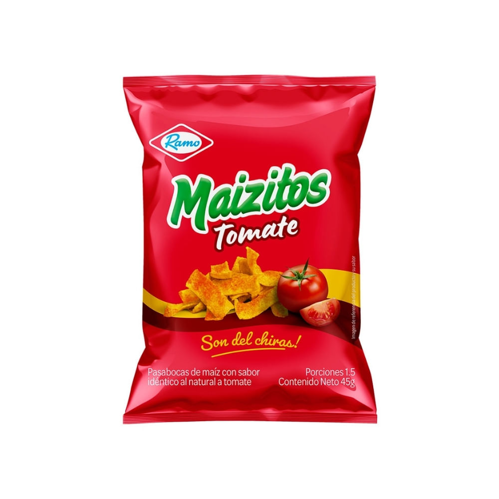 MAIZITOS TOMATE BOLSA 45 G - Farmacia Pasteur - Medicamentos y cuidado ...
