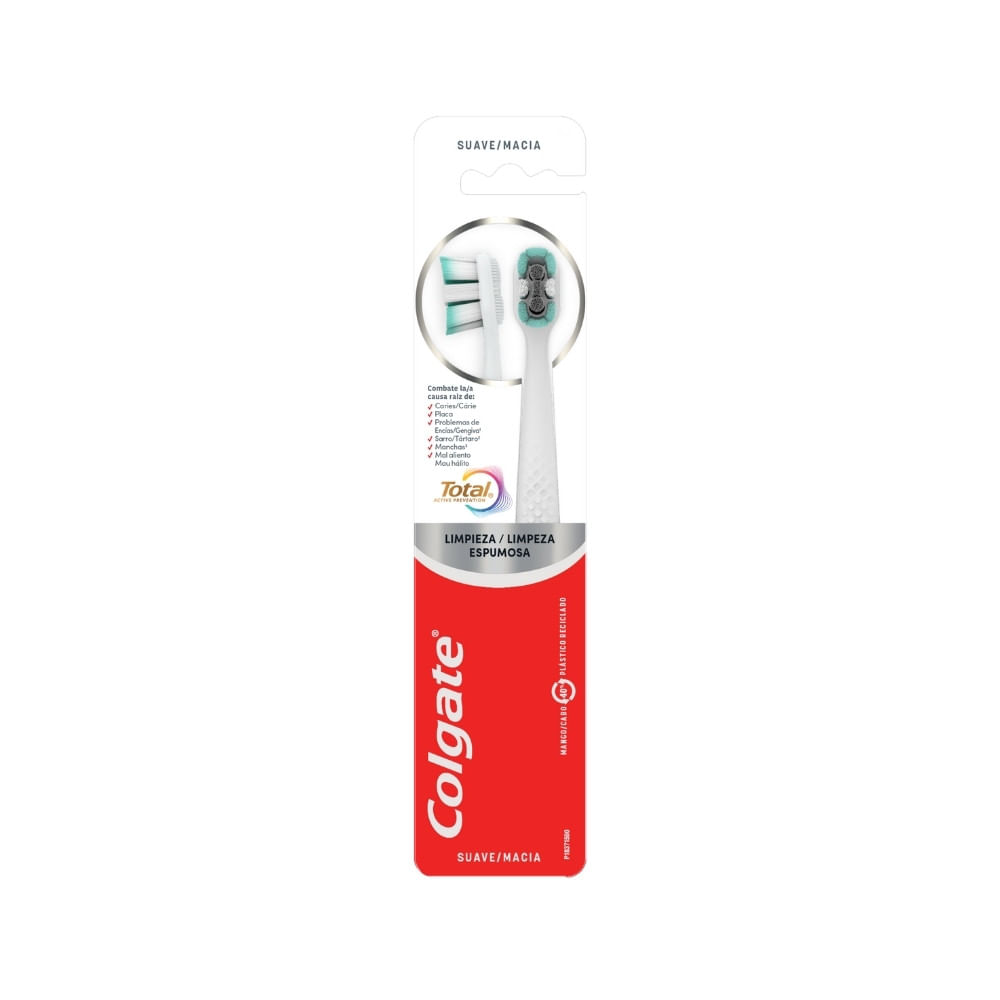 CEPILLO DENTAL COLGATE TOTAL PREVENCION ACTIVA X 2 UNDS - Farmacia Pas ...