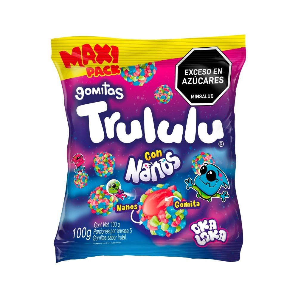 TRULULU CON NANOS GOMAS BOLSA 100 G - Farmacia Pasteur - Farmacias Pasteur