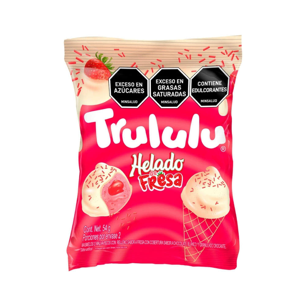 TRULULU CHOCOPOSTRES HELADO FRESA BOLSA 54 G - Farmacia Pasteur ...