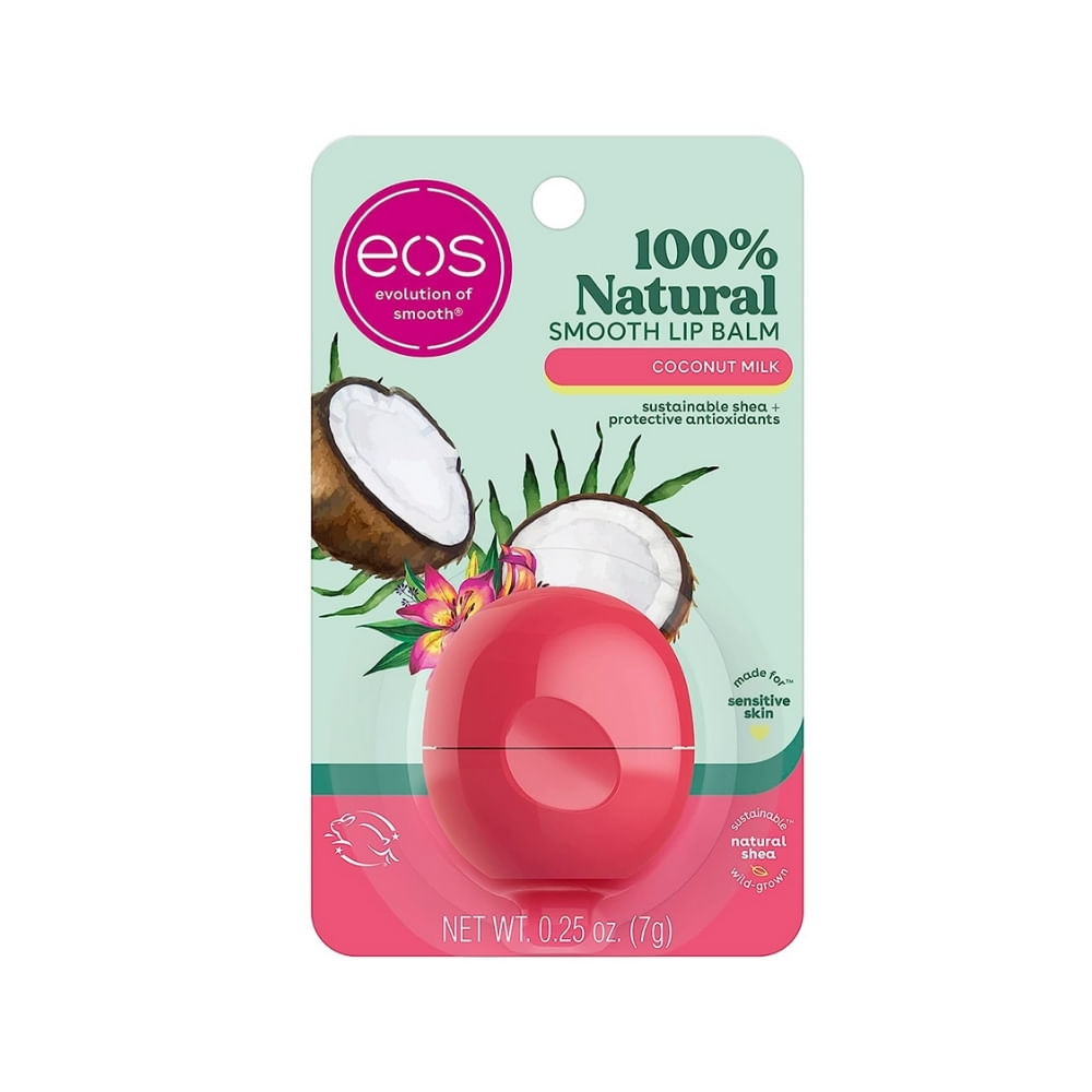 BALSAMO LABIAL EOS LECHE DE COCO 7 G - Farmacia Pasteur - Farmacias Pasteur
