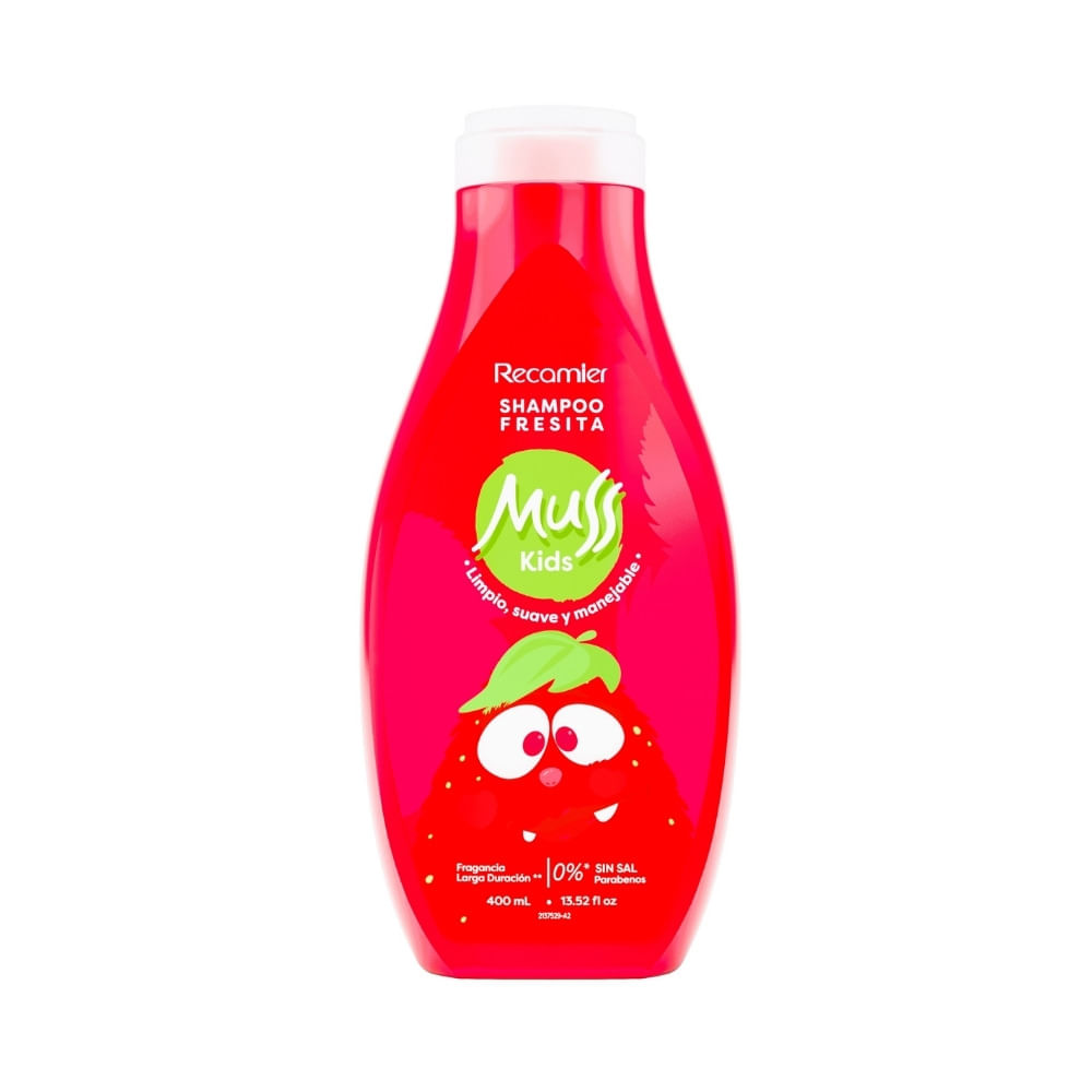 SHAMPOO MUSS KIDS FRESITA FRASCO 400 ML - Farmacia Pasteur - Farmacias ...