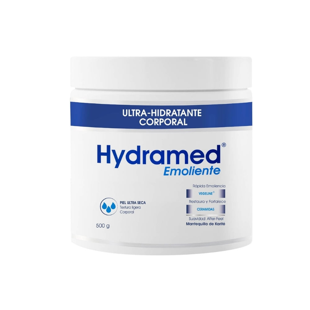 HYDRAMED EMOLIENTE CORPORAL POTE 500 G - Farmacia Pasteur - Farmacias ...